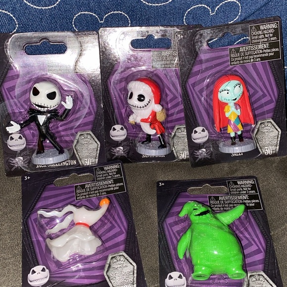 Disney | Toys | Disney Nightmare Before Christmas Mini Figure Set ...